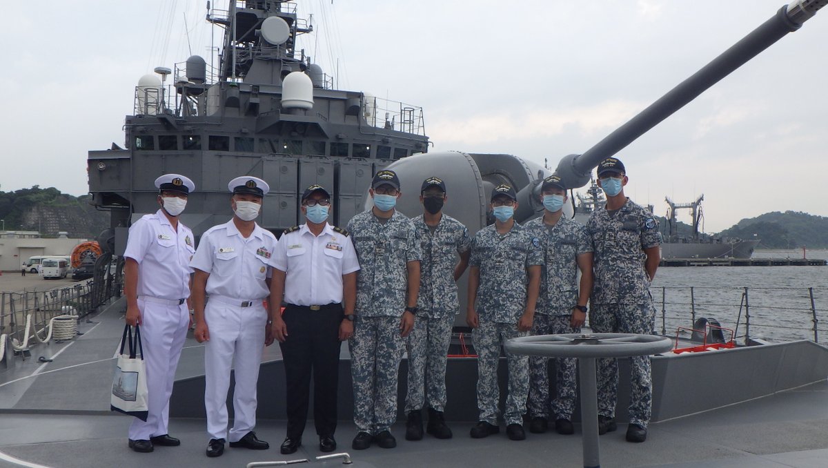 JMSDF Self-Defense Fleet ENG on Twitter: "Aug 27, JS YAMAGIRI conducted a Japan-Singapore ...