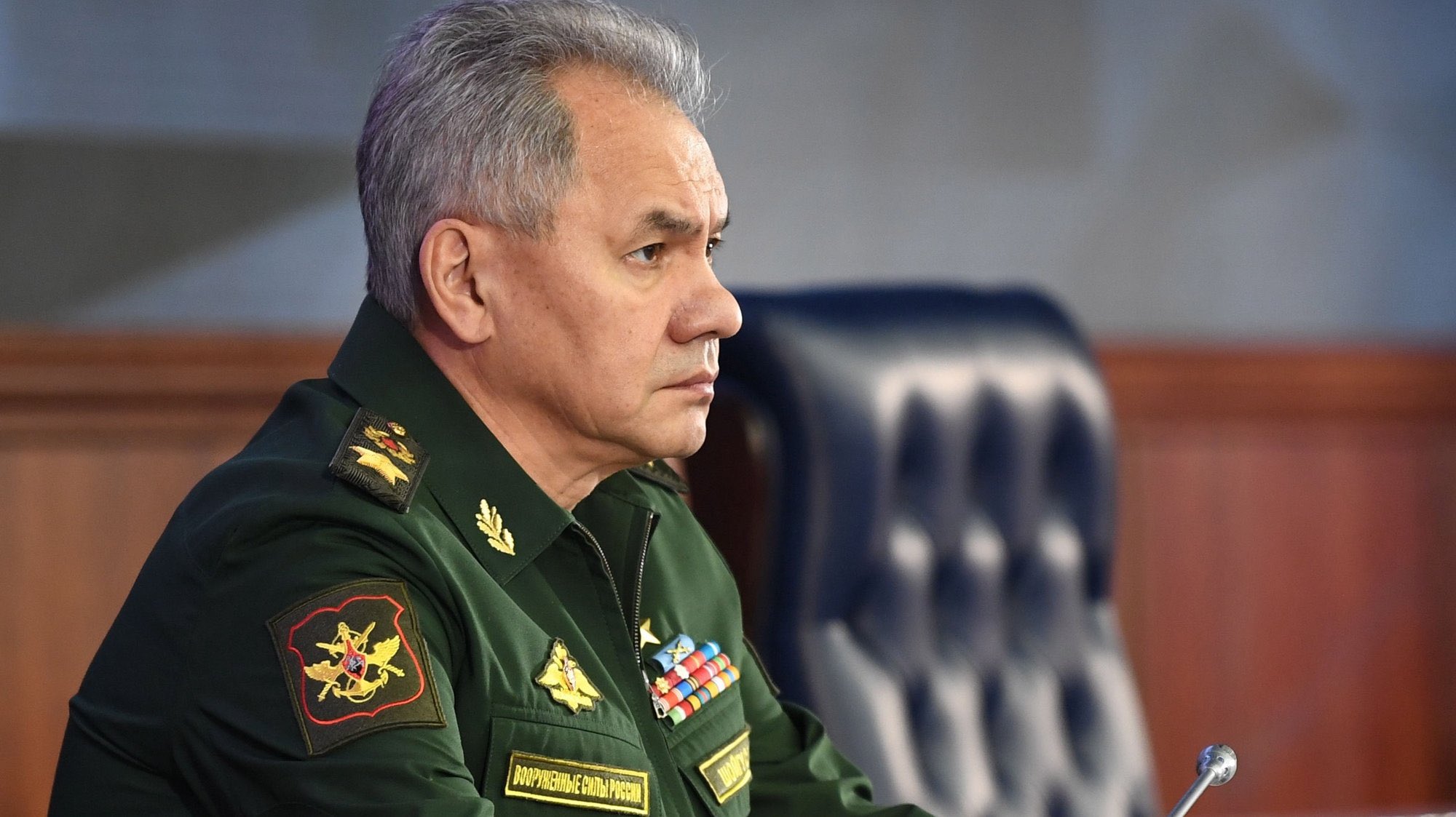 Hoje no Mundo Militar on Twitter: "De acordo c/o ministério britânico da defesa, Sergei Shoigu ...