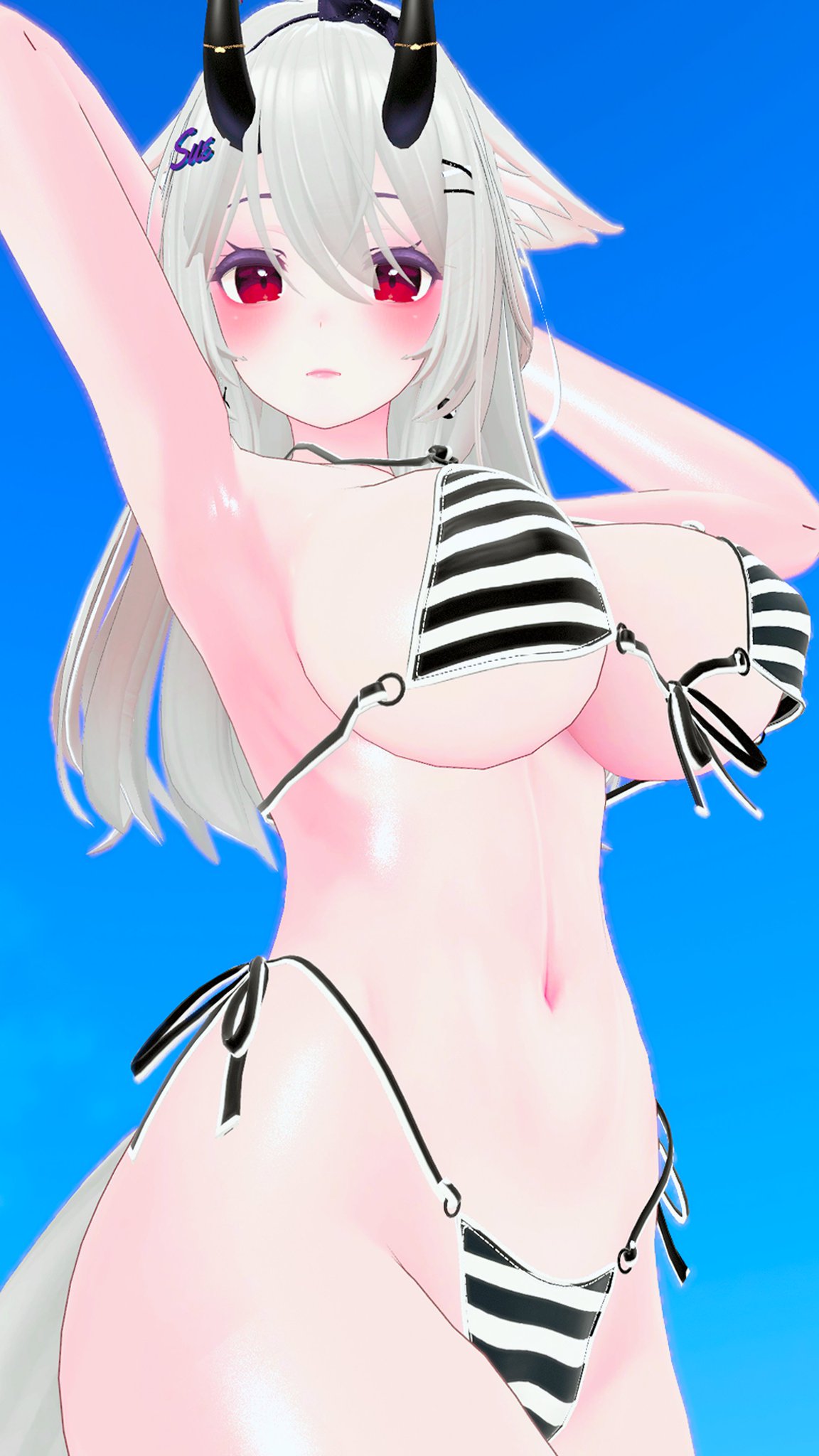 Sue (スー) 👹 Oni Vtuber on Twitter: "おそよう~☀️ 今日からまた頑張ろう♥️ #VRC水着コンテスト https://t.co/yiTxrsB6r5 ...