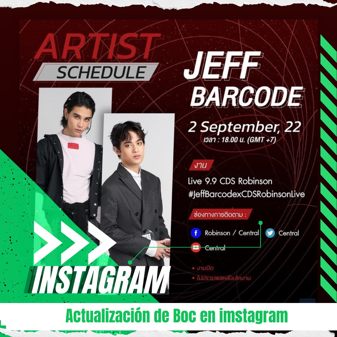 BarcodeTinChile on Twitter: "[INSTAGRAM / 290822] Actualización de Boc en instagram junto a ...