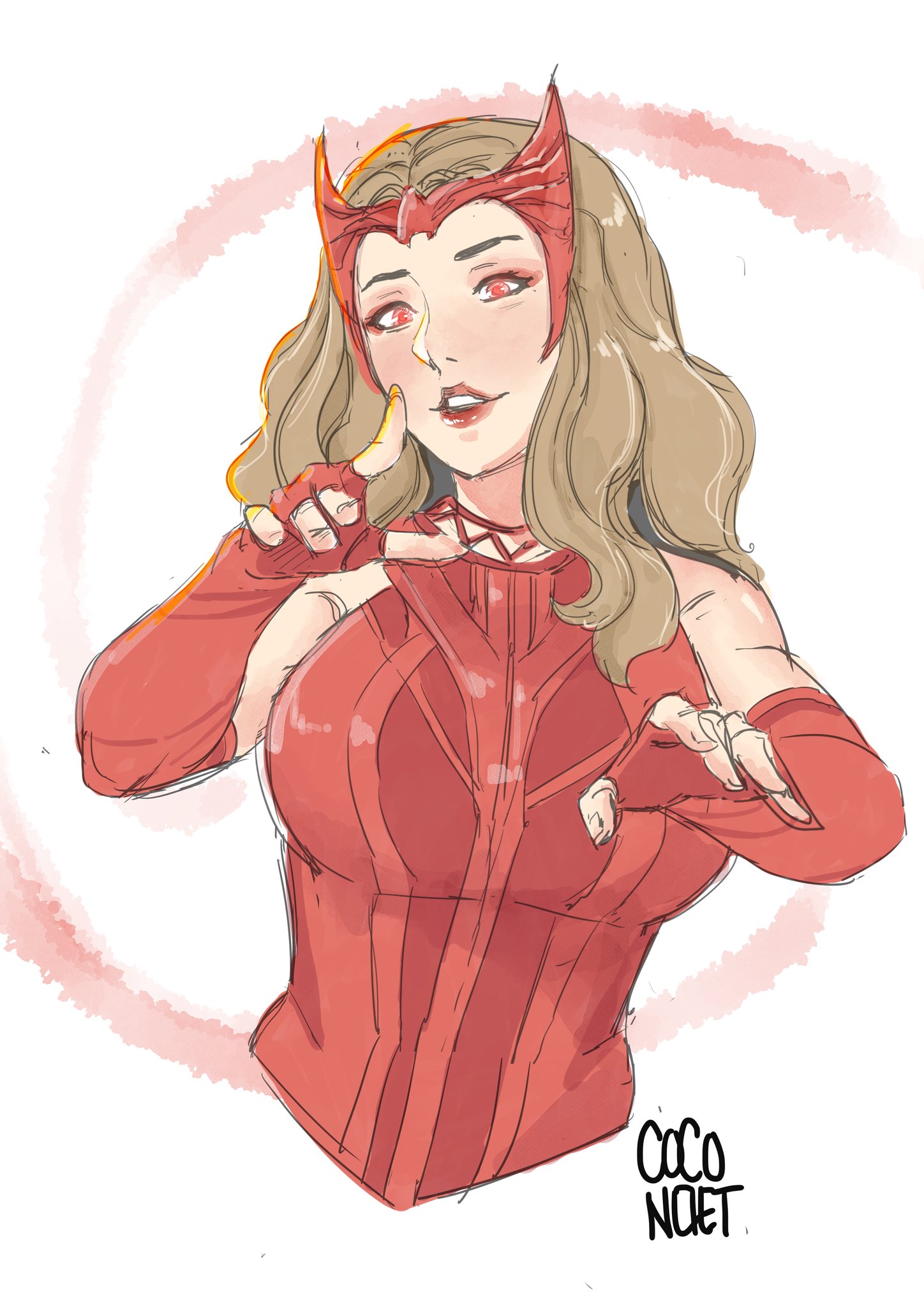 Coco Noet on Twitter: "Scarlet Witch https://t.co/sEDcW8r7uE" / Twitter