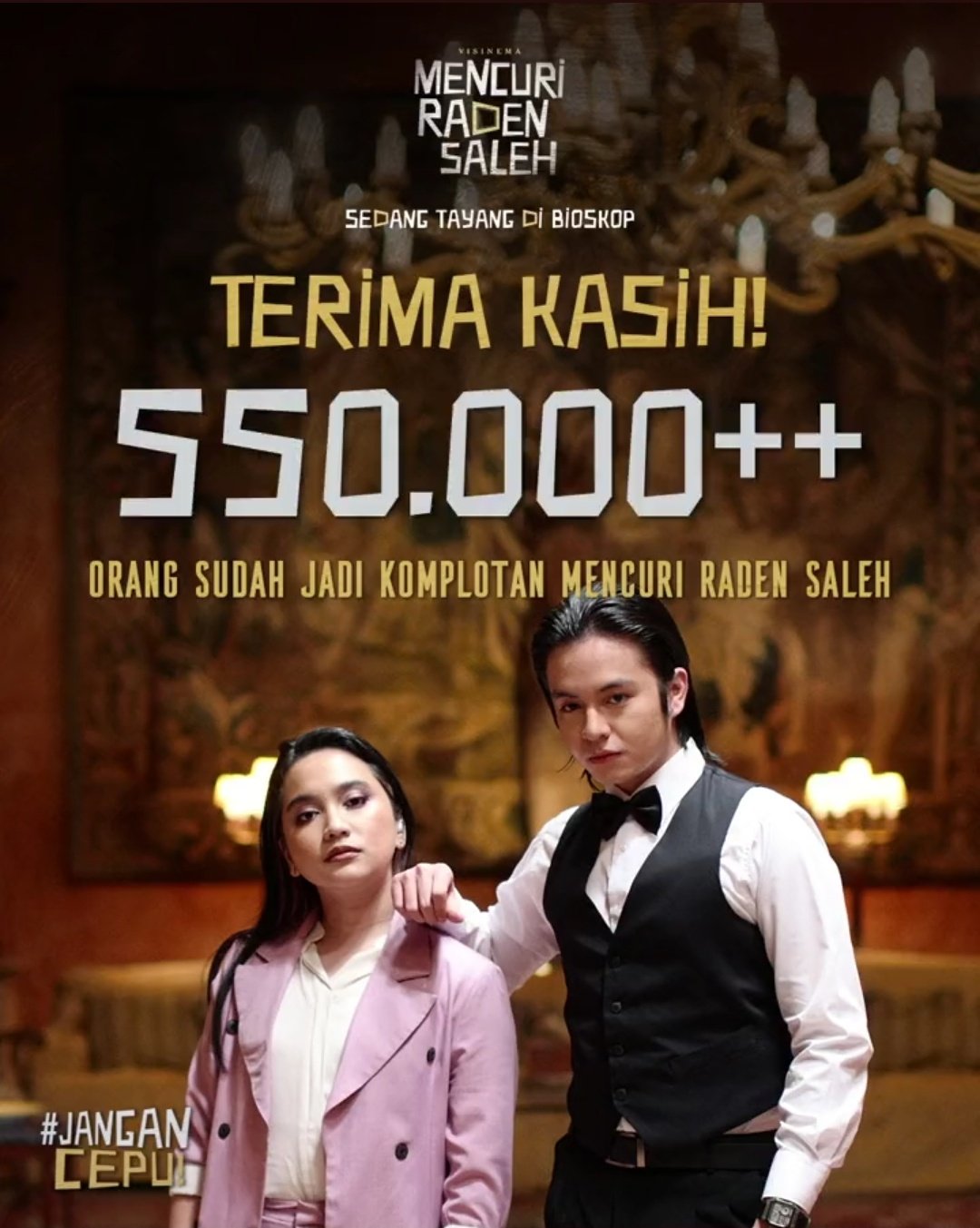 Habis Nonton Film on Twitter: "Mencuri Raden Saleh 550.000++ Yok bisa gas lagi. Film masterpiece ...