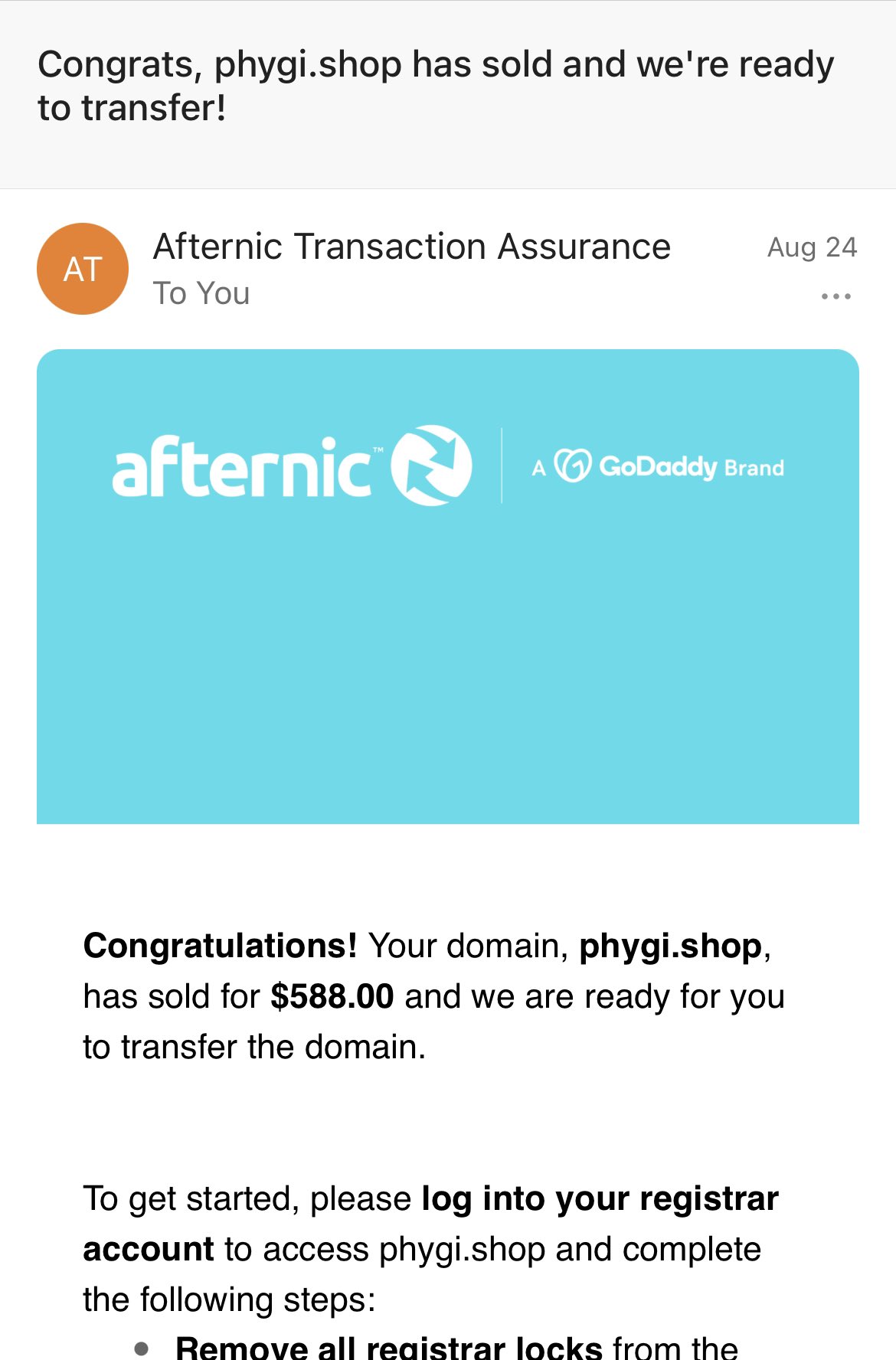 Aras on Twitter: " SOLD it was 10 months ago a thread at @NamePros took my attention. After ...
