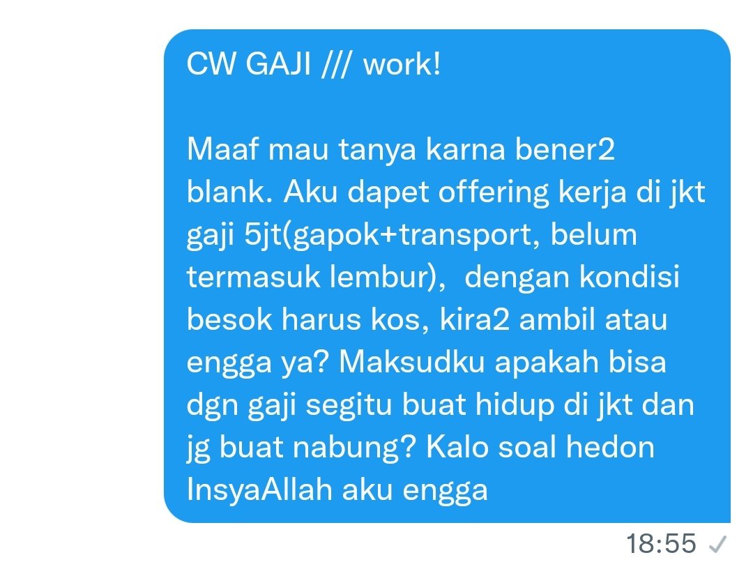 Baca Rules (bit.ly/worksfess) on Twitter: "CW GAJI //// work! Minta pendapatnya temen2, karna ...