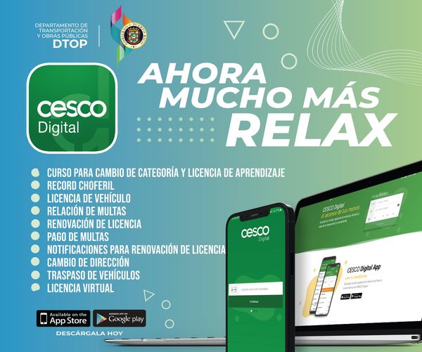 DTOP on Twitter: "A través de la aplicación CESCO Digital puedes realizar el cambio de dirección ...