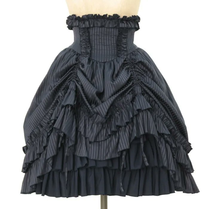 Wunderwelt(ワンダーウェルト) on Twitter: "( ´ ꒳ ` )⸝ 【USED】おすすめ🖤 LAPIN AGILL フリッグストライプスカート https://buff ...