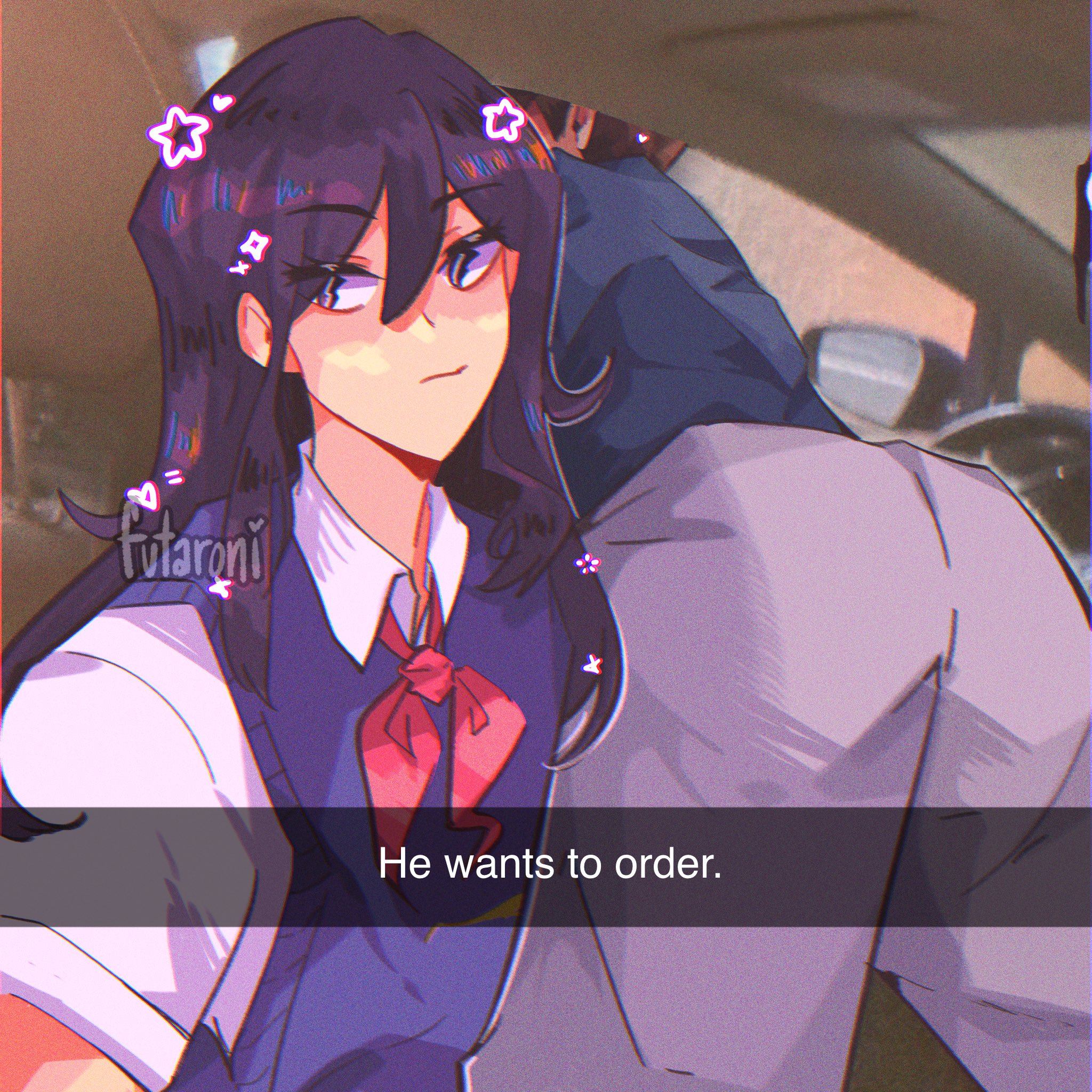 roni 🚀🐔 on Twitter: "he wants to order: heromari ver. #OMORIFANART https://t.co/x8bQdjuF2X ...