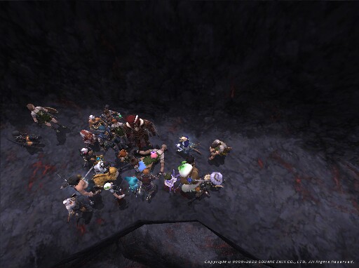 レア@FF14槍／FF11おでん on Twitter: "FF11 ヴァナぶら #50 in Odin。戦闘不能になったDを取り囲む冒険者たちの図。そしてまさかのトローブPTに選んでいただき ...