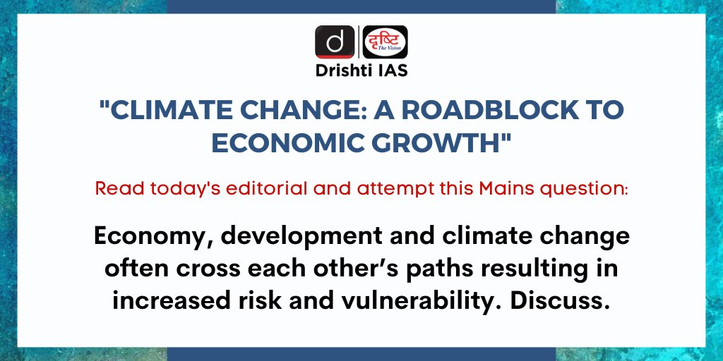 Drishti IAS English on Twitter: "This editorial is based on “Inclusion of climate change in ...
