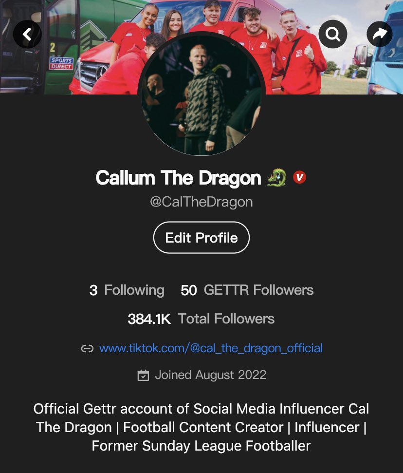 Callum The Dragon on Twitter: "Verified on Gettr! 🔥🐉 https://t.co/Ttjcz5UU0c" / Twitter