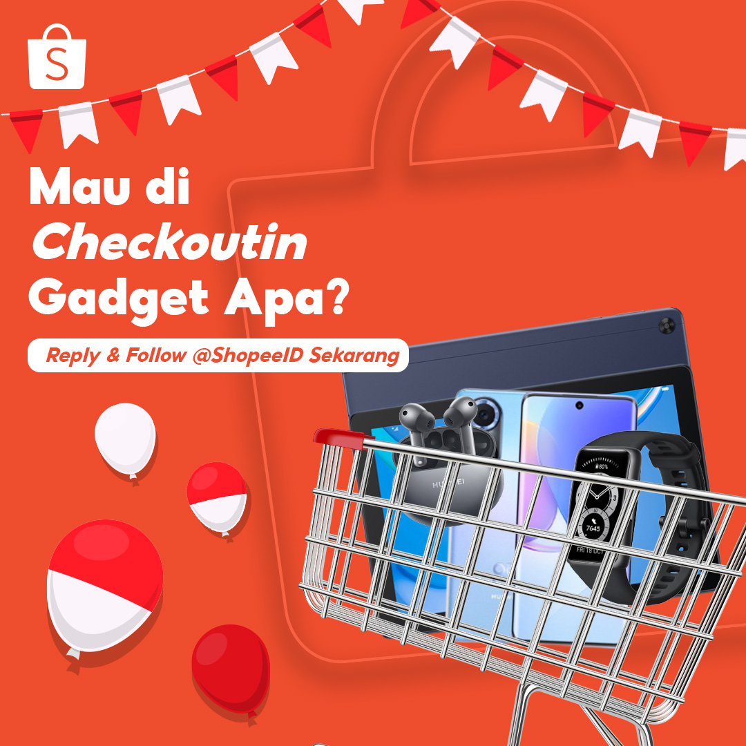 Shopee Indonesia on Twitter: "Sobat Shopee! Akhir bulan gini paling enak checkout barang idaman ...