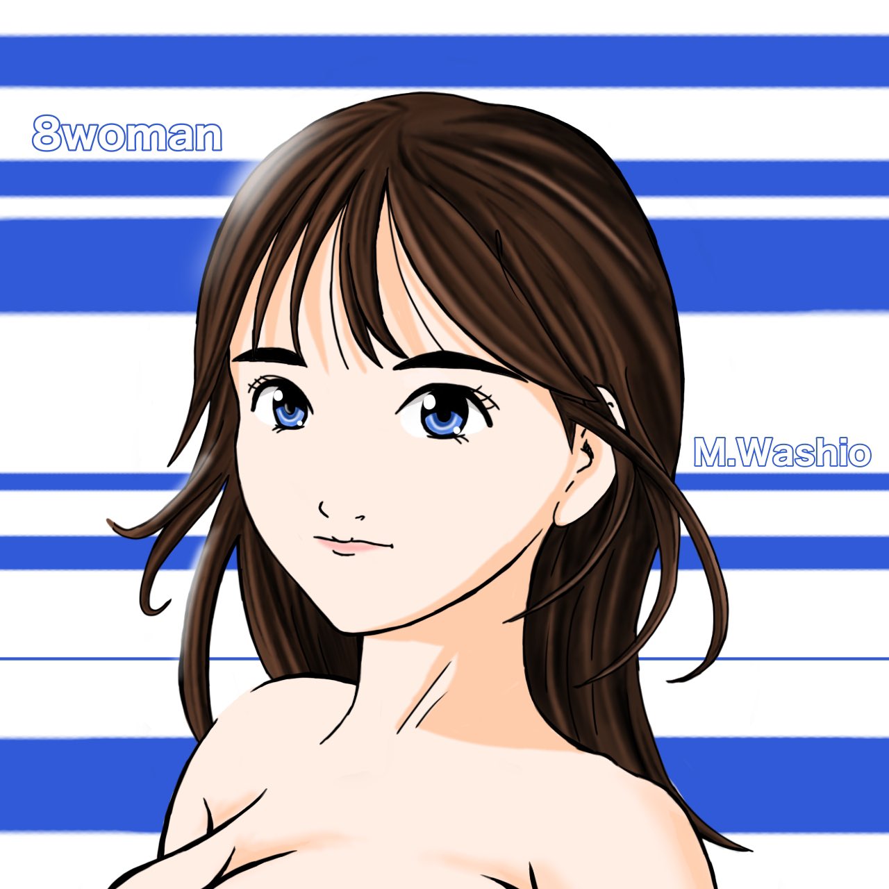 batmanyosuke🦇 on Twitter: "#8woman の皆さんを描かせていただきました。 #鷲尾めい さんです。 @8manpro @8man_8woman #イラスト ...