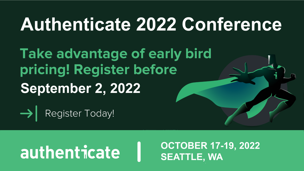 Authenticate on Twitter: "Hurry Up and register! Early Bird Discounts ends this Friday, Sept. 2 ...