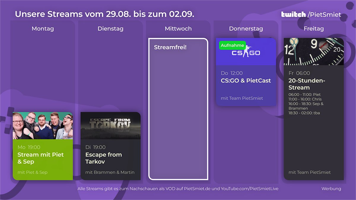 Peter Smits Jr. on Twitter: "👀 #streamplan https://t.co/nUIyFsnGVu" / Twitter