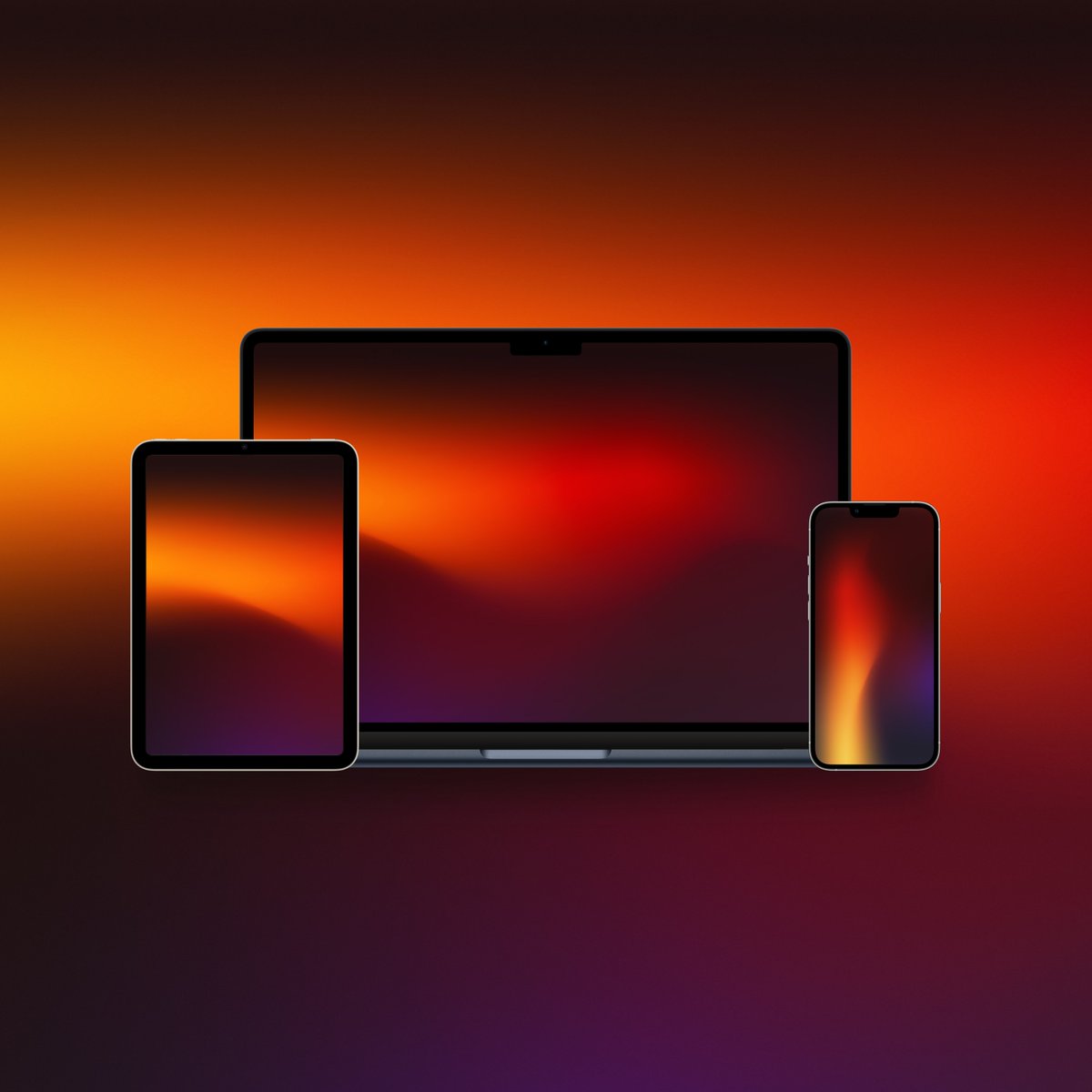 Basic Apple Guy on Twitter: "Ember 🔥 Ember is a fiery minimal wallpaper for your Mac, iPhone ...
