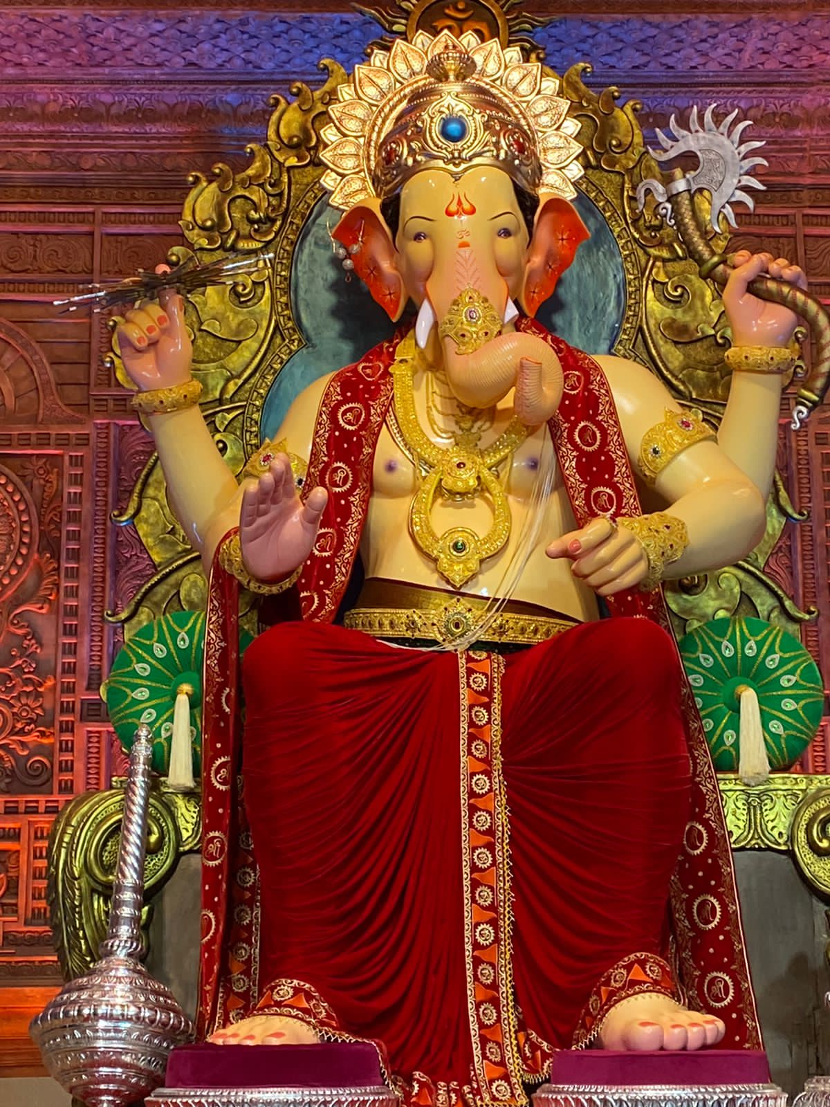Ganpati Wallpaper Lalbaugcha Raja 2022