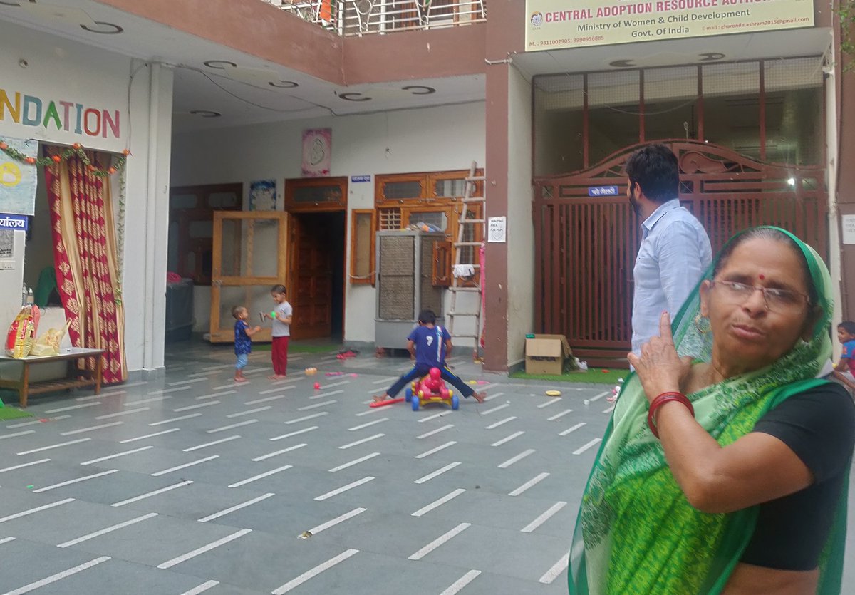 Met little boy Monu (name changed) in an orphanage in Ghaziabad today ...