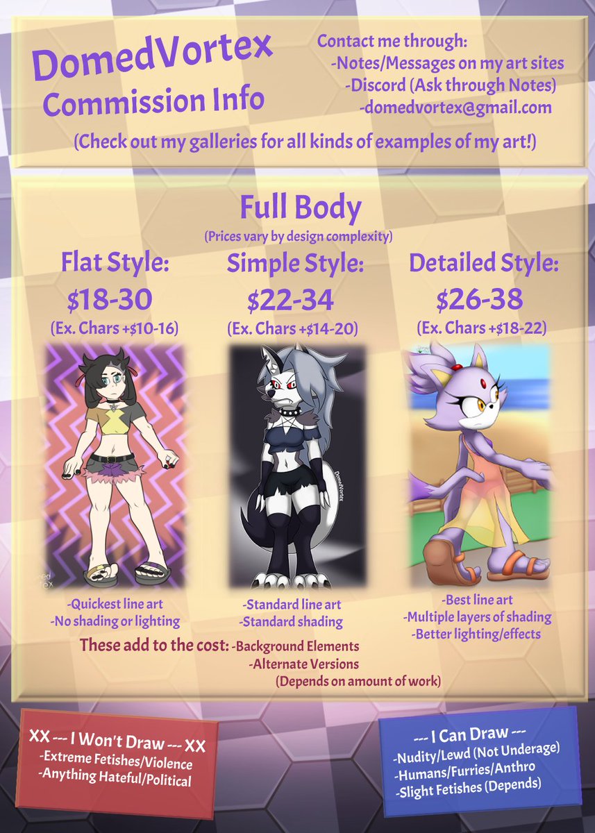 DomedVortexNSFW 🔞 (Comms OPEN) on Twitter: "I need some help paying bills, so I'm free to work ...