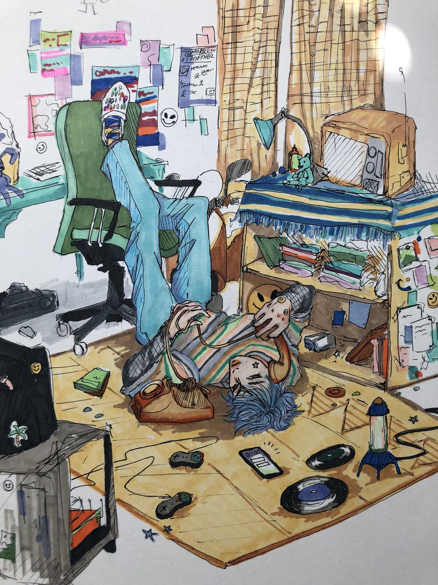 「Blue hour era has a chokehold on me #SOO」|souptime¨のイラスト