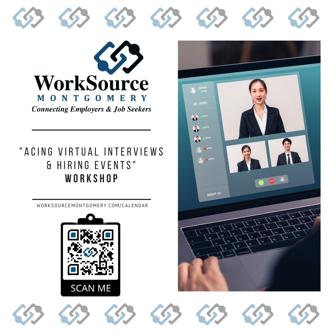 WorkSource Montgomery on Twitter: "WSM Workshop - Acing Virtual Interviews & Hiring Events ...