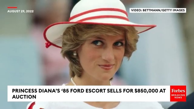 Princess Diana’s ‘85 Ford Escort Sells For $850,000 At Auction https ...