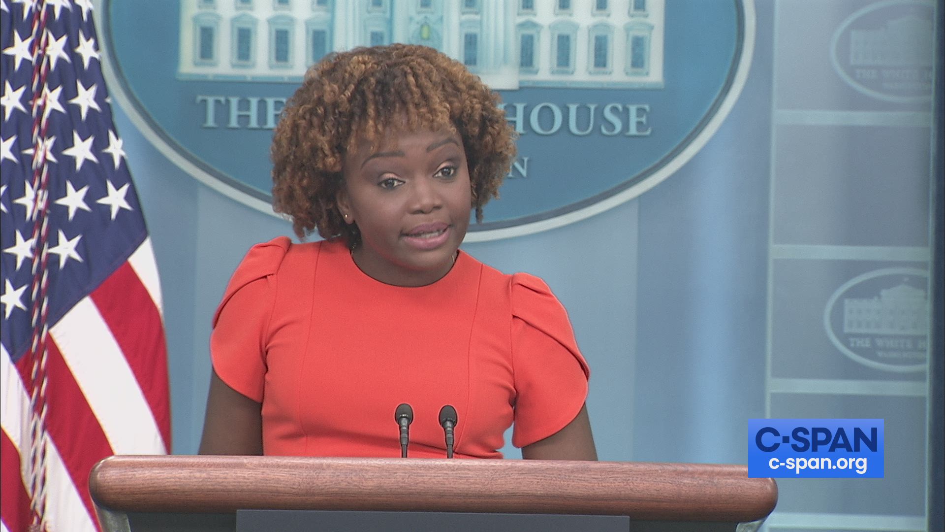 CSPAN on Twitter: "White House Press Briefing with @PressSec Karine Jean-Pierre – LIVE online ...