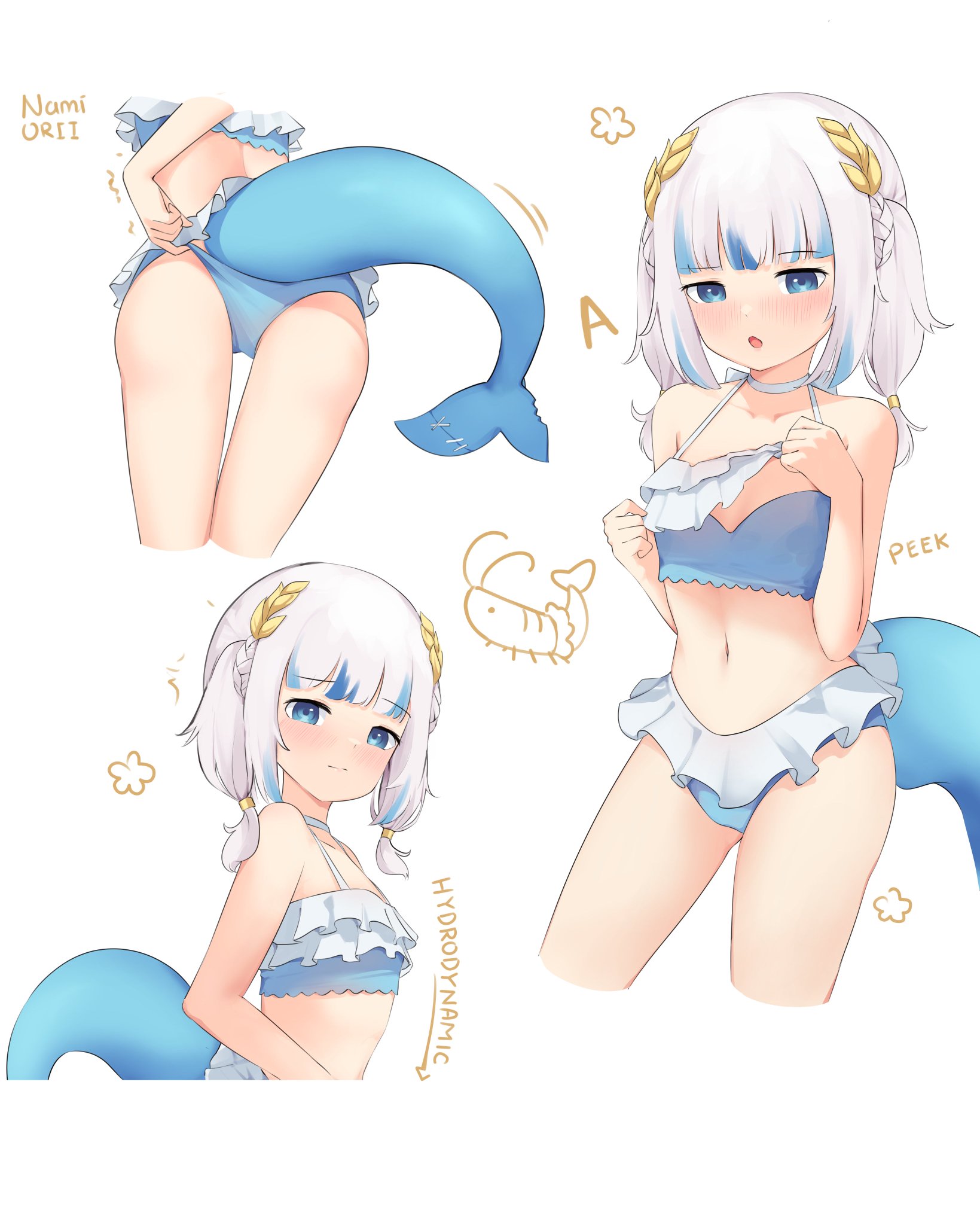 Namii🍞 on Twitter: "gooba swimsuit #gawrt 🦈 https://t.co/HtPZgQ60BC" / Twitter