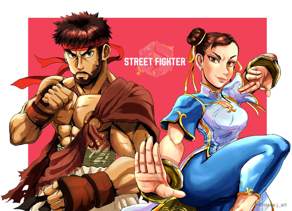 Steve Jones on Twitter: "Happy 35th Anniversary Street fighter. 🎉I got more SF art on the back ...