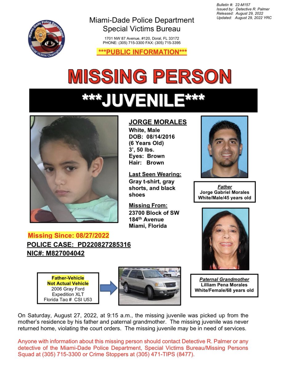 Cbs4 Miami On Twitter Rt Miamidadepd 🚨 Missing Jorge Morales 6