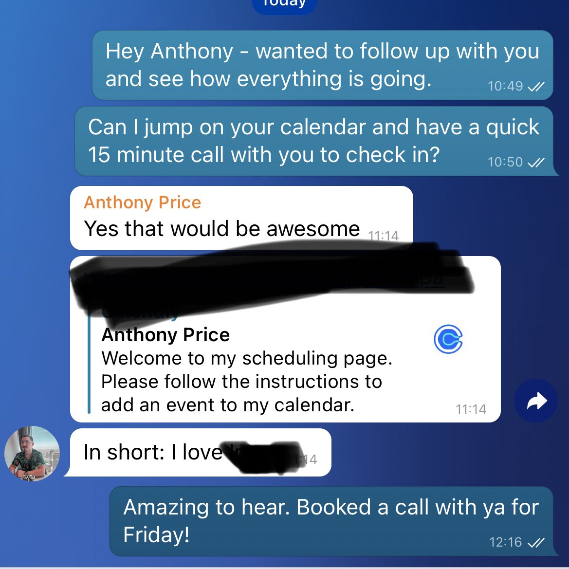 “Easily the best candidate I’ve ever interviewed in my life” is what ...