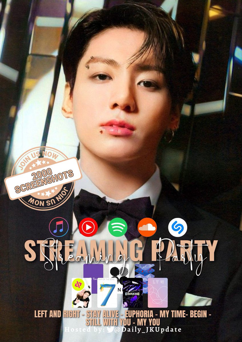 JUNGKOOK DAILY ⁹⁷𝄞ʲᵏ🦋²² on Twitter: "📢 JUNGKOOK BDAY GOALS STREAMING PARTY 🔺Goal : 2000 ...