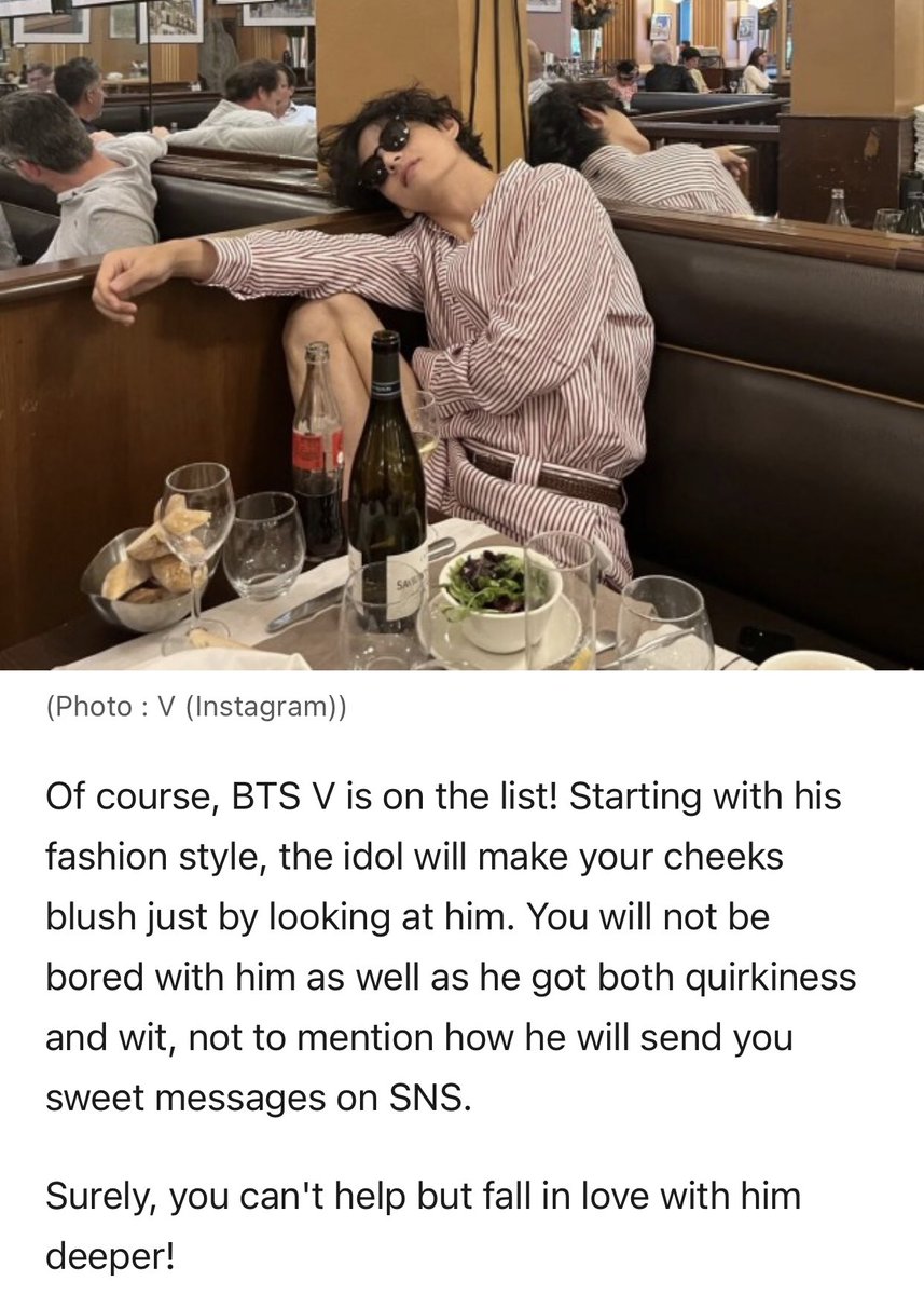 골프영재 on Twitter: "RT @KTH_Nepal: Male Idols Who Give Off 'Boyfriend Material' Vibes: 1. V “Of ...