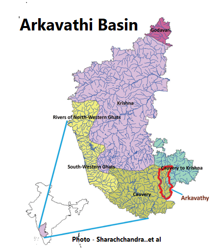 Tamil Nadu Geography on Twitter: "Due to its vicinity to Bangalore city, Arkavathi river basin ...