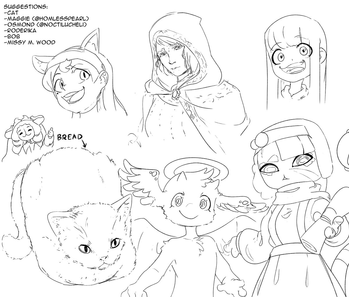 「Pаtreоn sketch suggestions 」|Wafferscotch the Great 👑の漫画