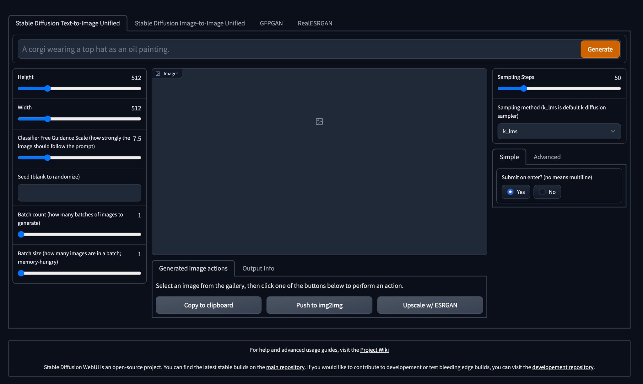 AK on Twitter: "simple colab version of the stable diffusion web ui github: https://t.co ...