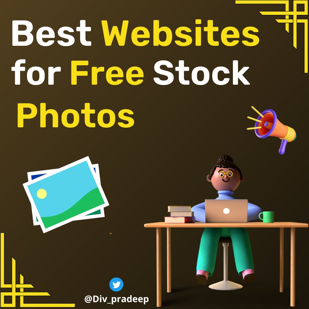 Free Stock Photo Websites for Developers:🧵👇🏻 - المسلسل من Pradeep ...