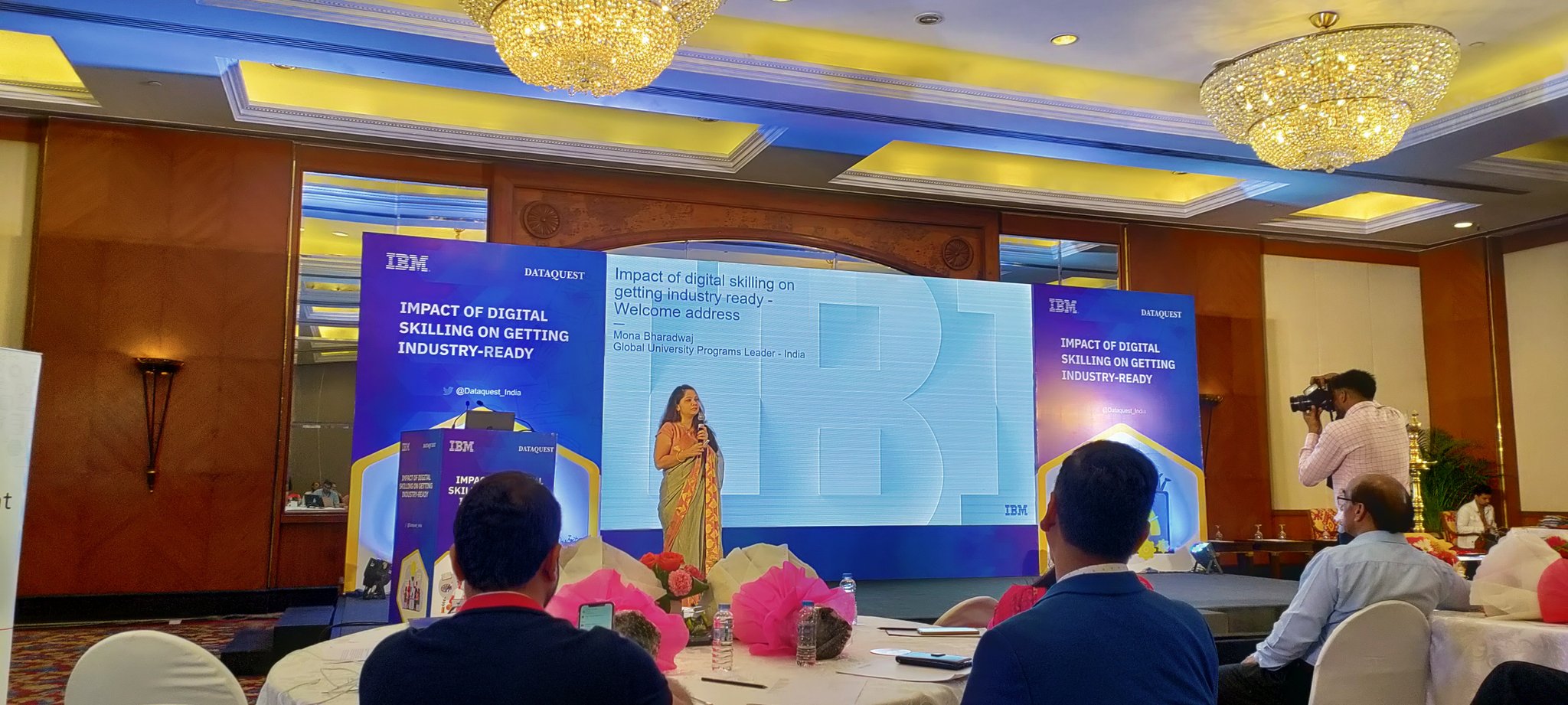 Dataquest on Twitter: "@ibm_in Global University Program Leader, Mona Bhardwaj, spoke about how ...