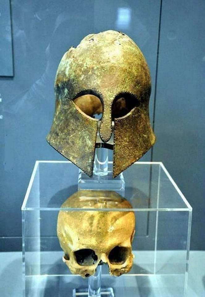 Real Spartan Helmet Museum