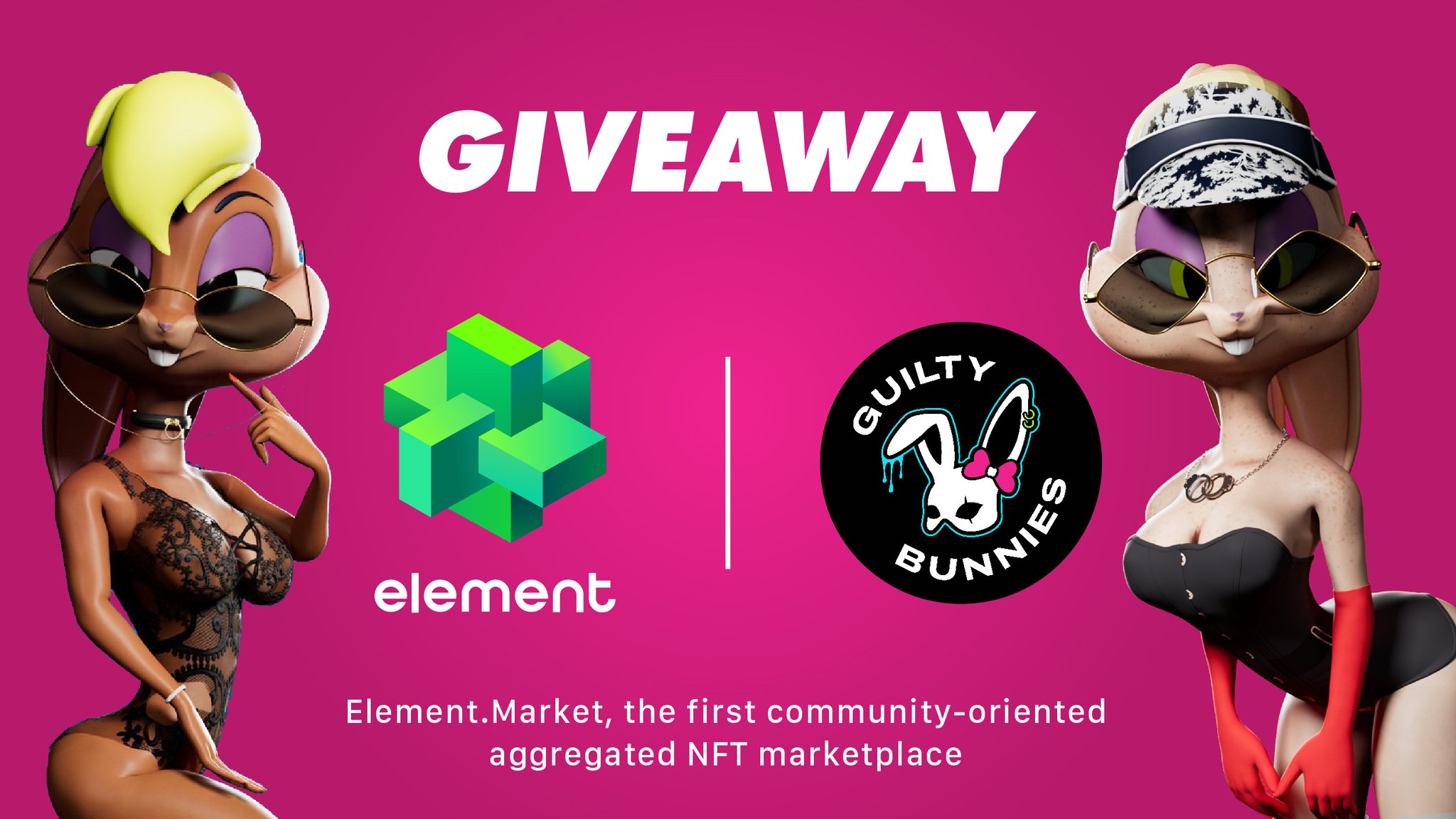 Element NFT Marketplace on Twitter: "🐰https://t.co/veTozvzRJO x GuiltyBunnies🐰 🎁10 WL (Wetlist ...
