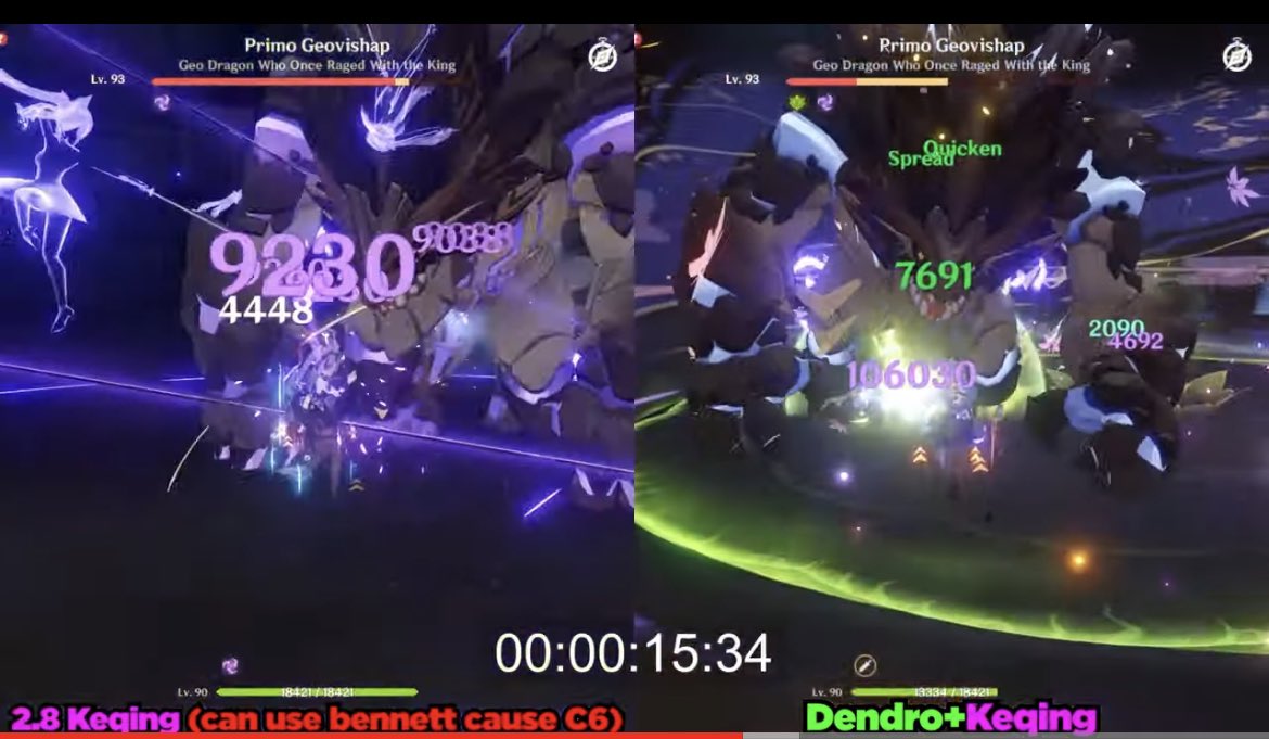 fobm4ster on Twitter: "Nah but deadass one keqing is fighting electro Primovishap IWTL, so the ...