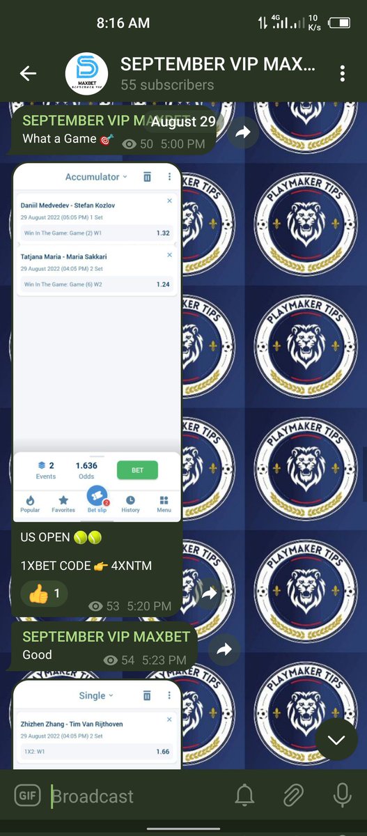 PlayMaker_Tips on Twitter: "CHECK OUT And Confirm DAILY SINGLE(s) POSTED YESTERDAY ON VIP MAXBET ...