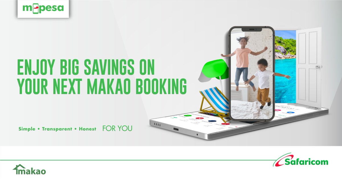Safaricom PLC on Twitter: "Booking accommodation for your dream holiday is now easy. Make your ...