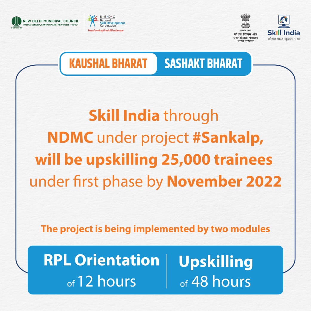 NSDC India on Twitter: "NSDC launched an upskilling programme for 75,000 people. With a joint ...