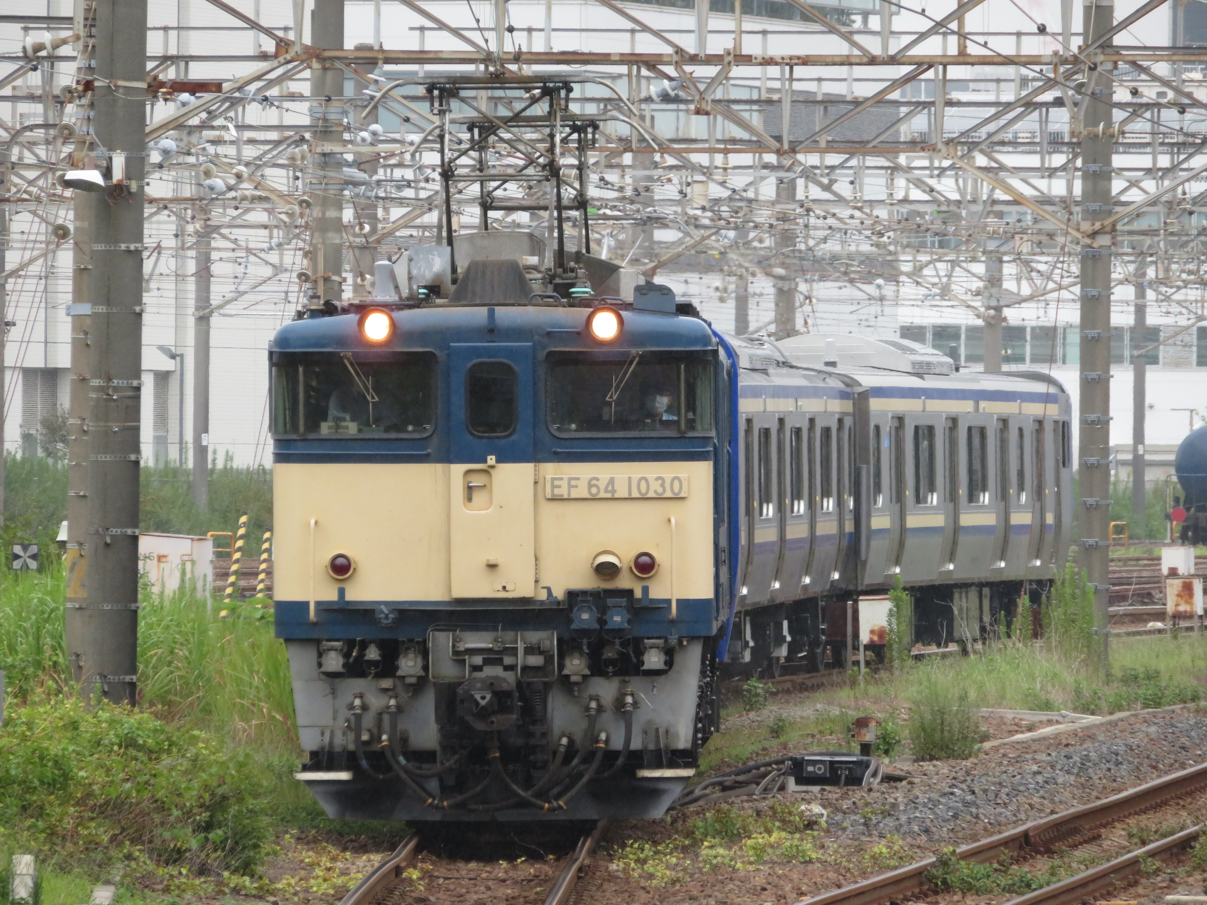 りゅーN on Twitter: "2022/08/30 JR東日本E235系1000番台 配給輸送 配9645レ EF64-1030+E235系J-17編成 (写真4つめのおまけ…新鶴見で ...