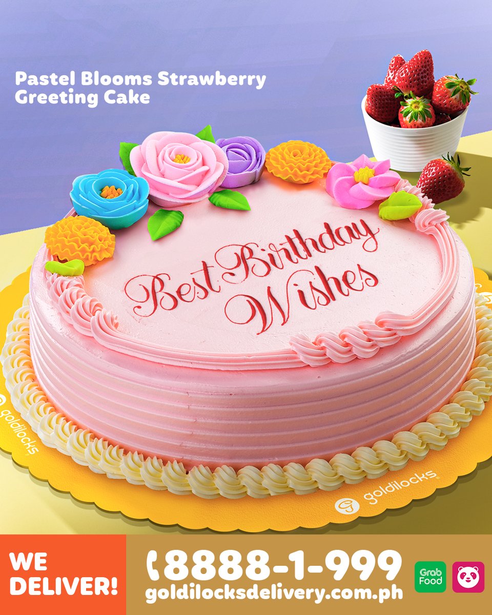 Goldilocks PH on Twitter: "Make it a berry special birthday with #GoldilocksPH’s Pastel Blooms ...