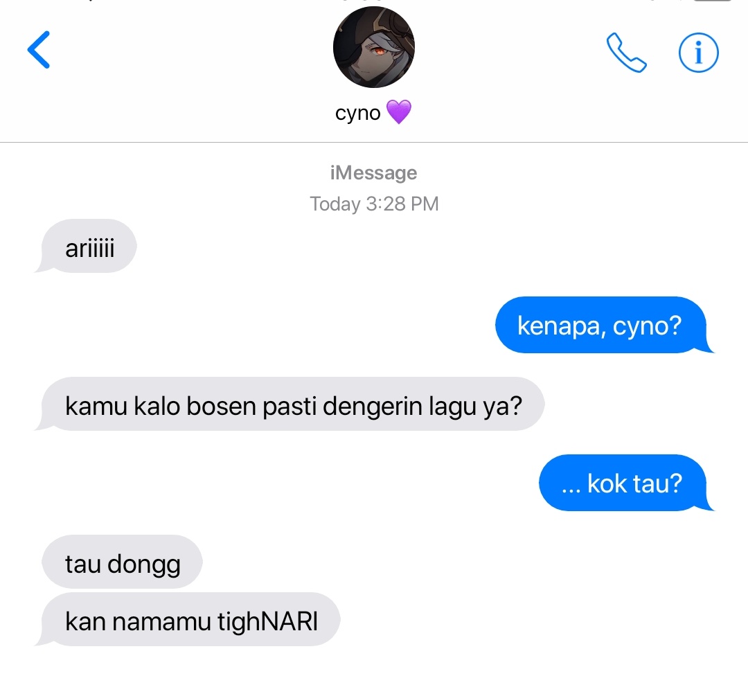 ON 📩 | BACA RULES 📌 on Twitter: "au! // ship bxb cyno x tighnari cynari tighnari sayang, sabar ...