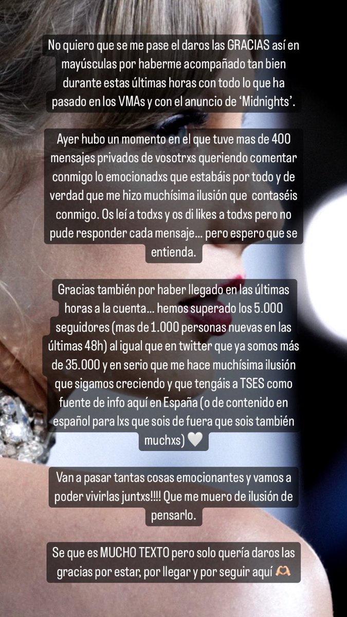 Taylor Swift España on Twitter: "MUCHO TEXTO"
