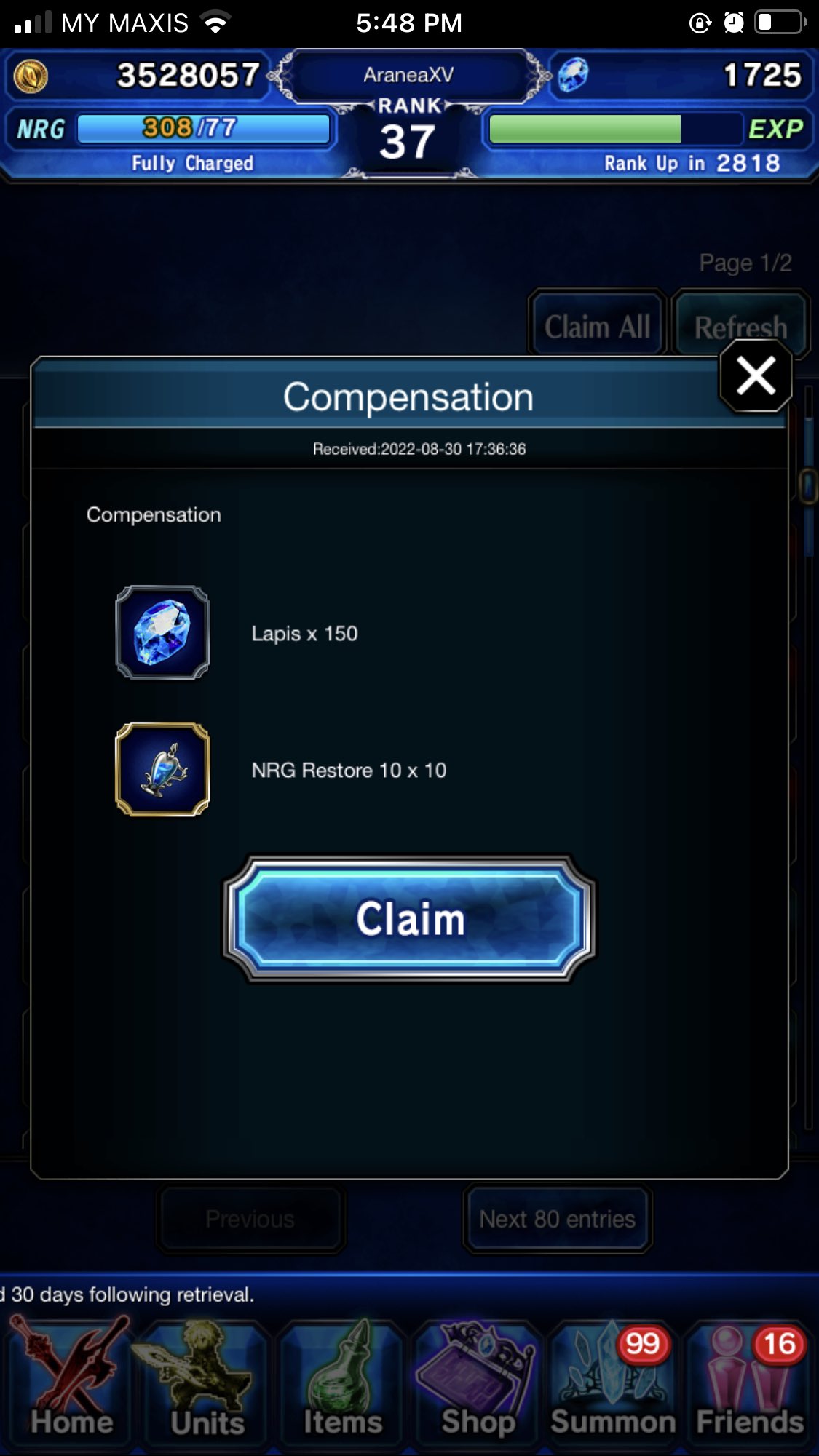 Saber on Twitter: "@FFBE_EN I’m sorry what https://t.co/jwiPwBrWZK" / Twitter