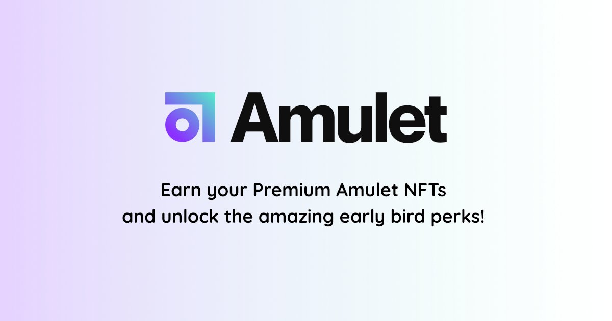 Amulet Protocol on Twitter: "Introducing our AmuNation App 🧿 The most fun way to earn perks ...