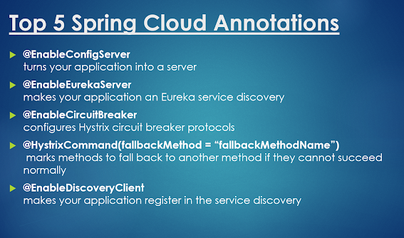 Javarevisited On Twitter Rt Javinpaul 5 Spring Cloud Annotations Every Java Programmer